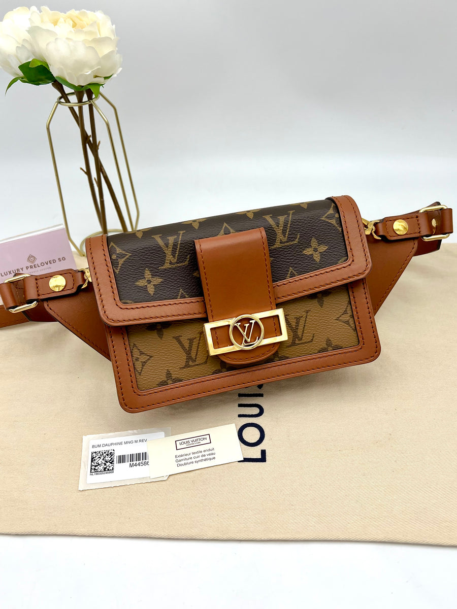 LOUIS VUITTON DAUPHINE REVERSED BELT BAG – Luxury Preloved SG