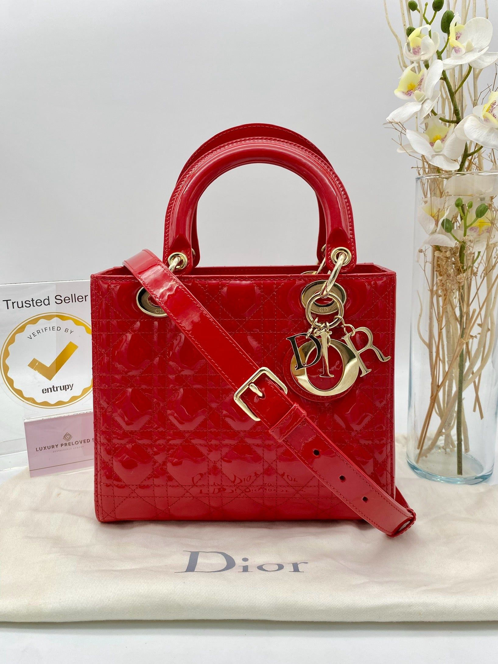CHRISTIAN DIOR LADY DIOR – Luxury Preloved SG